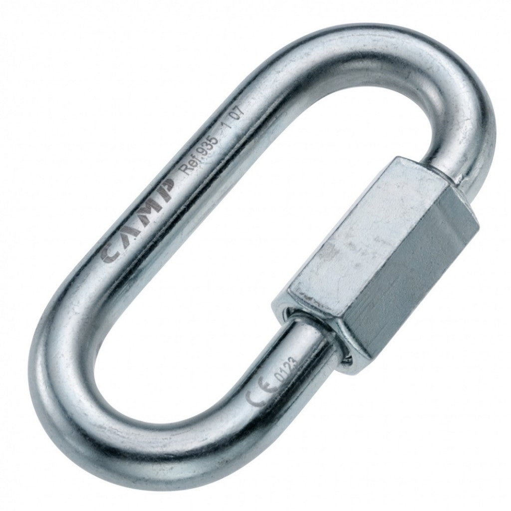 Oval Quick Link Plated Steel | Rock & Resole